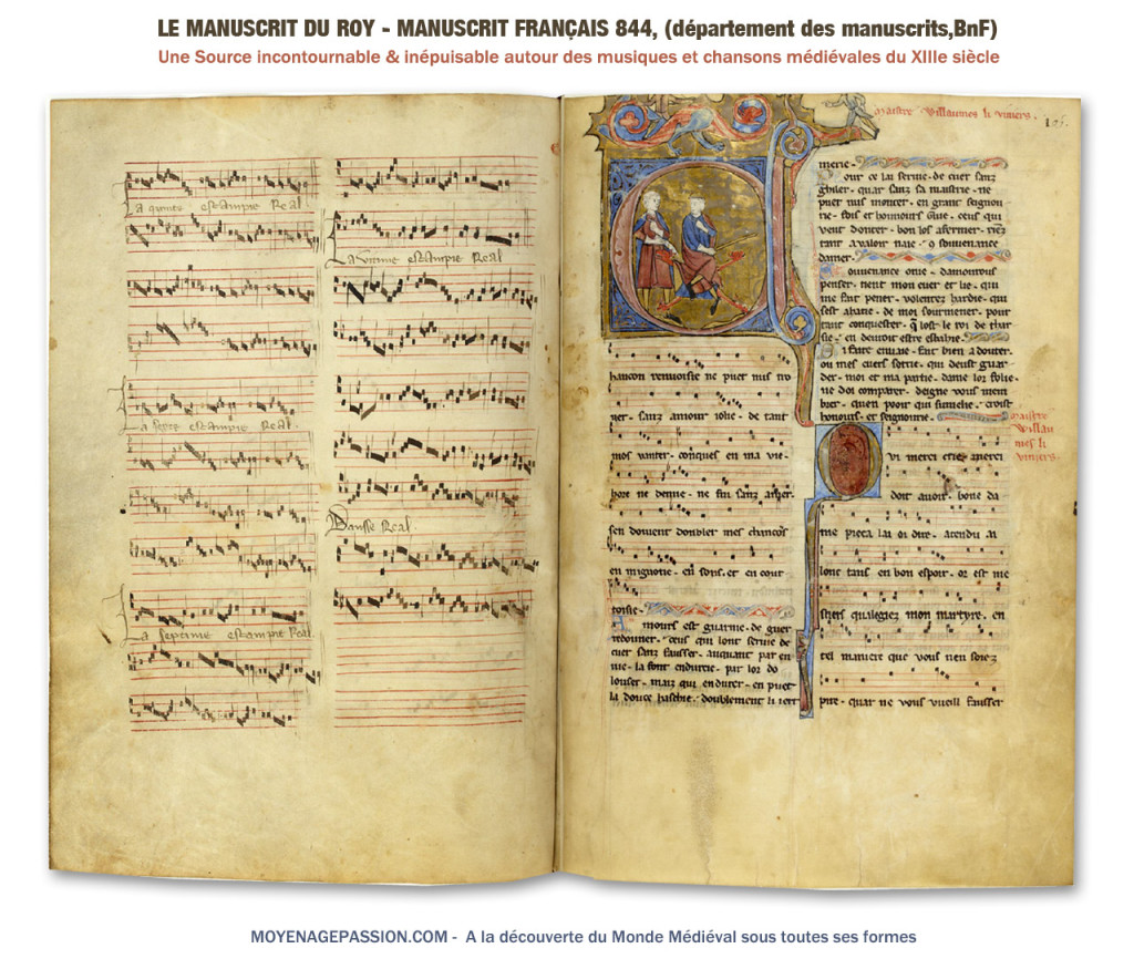 musique_chanson_medievale_estampie_francais_844_manuscrit_chansonnier ...