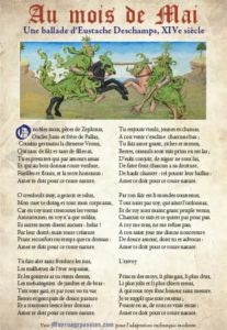 ballade-medievale-mois-de-mai-eustache-deschamps-poesie-medievale-XVe ...
